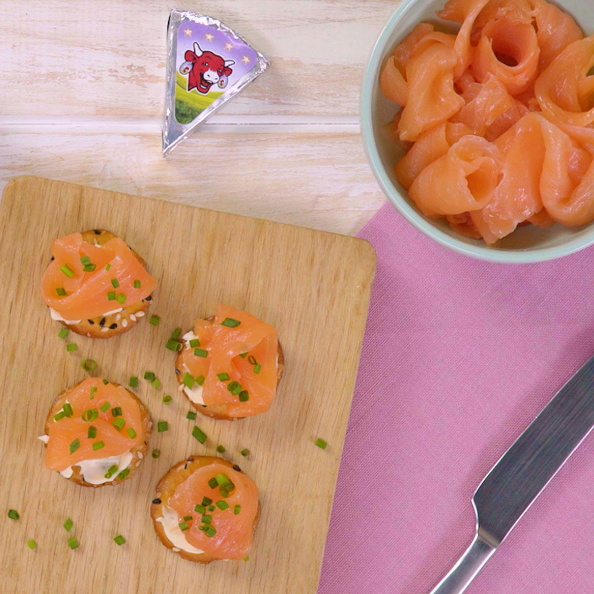 Kleine toastjes zalm - LVQR